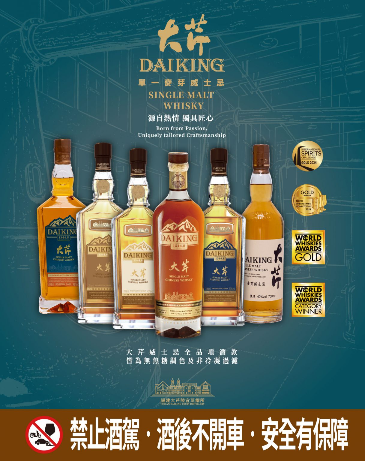大芹單一麥芽威士忌DAIKING SINGLE MALT WHISKY – 大芹單一麥芽威士忌